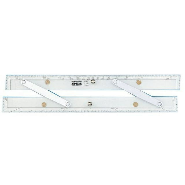 Weems & Plath Marine Navigation Parallel Ruler (Aluminum Arms, 15-Inch ...