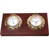 Weems & Plath Porthole Desk Barometer and Clock Set - Walmart.com