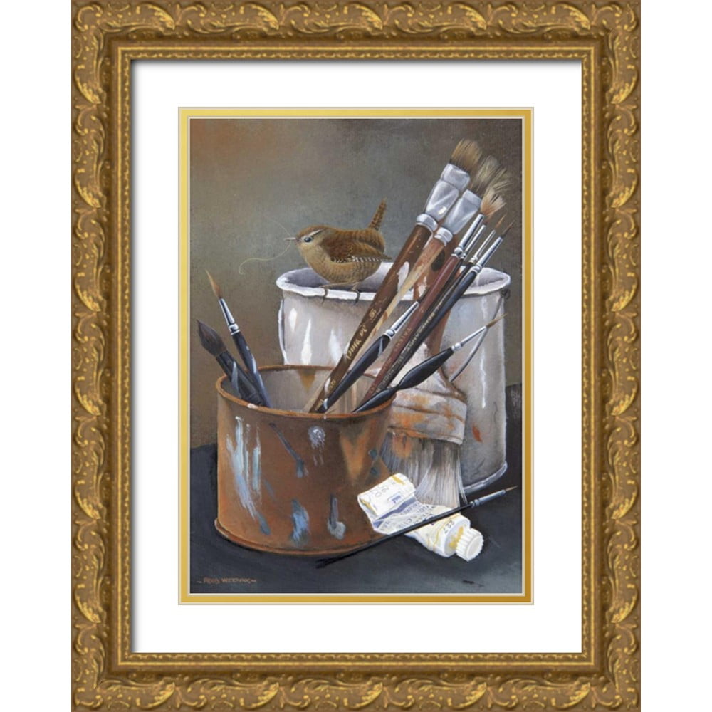 Weenink, Ruud 11x14 Gold Ornate Wood Framed with Double Matting Museum ...