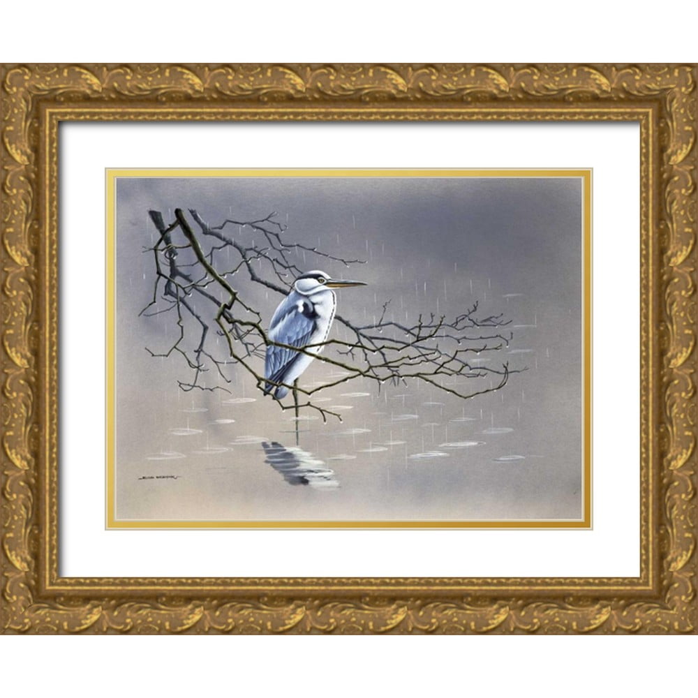 Weenink, Ruud 14x11 Gold Ornate Wood Framed with Double Matting Museum Art Print Titled - Birdy ...