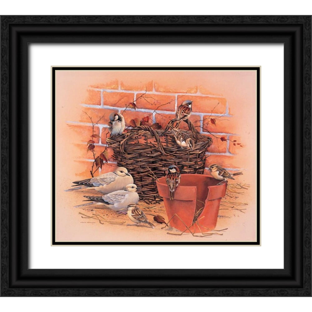 Weenink, Ruud 17x15 Black Ornate Wood Framed with Double Matting Museum ...