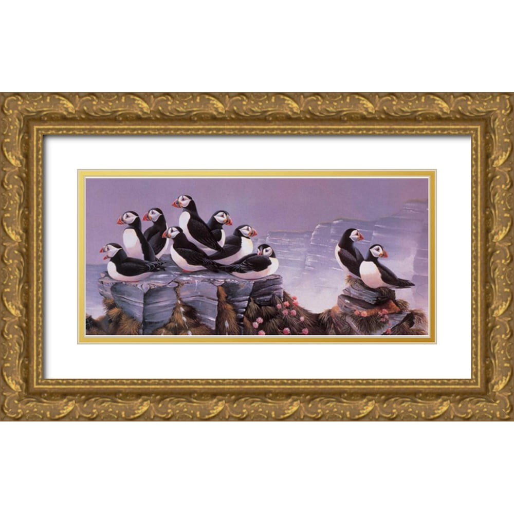 Weenink, Ruud 18x10 Gold Ornate Wood Framed with Double Matting Museum ...