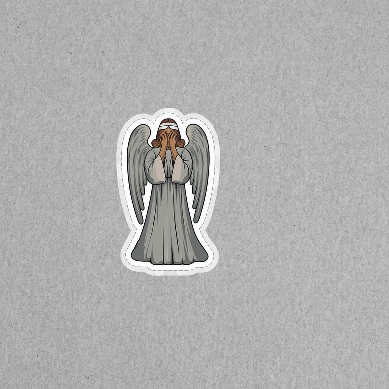 Weeping Angel Doctor Who Inspired Vinyl Sticker Decalphone Decal Water ...