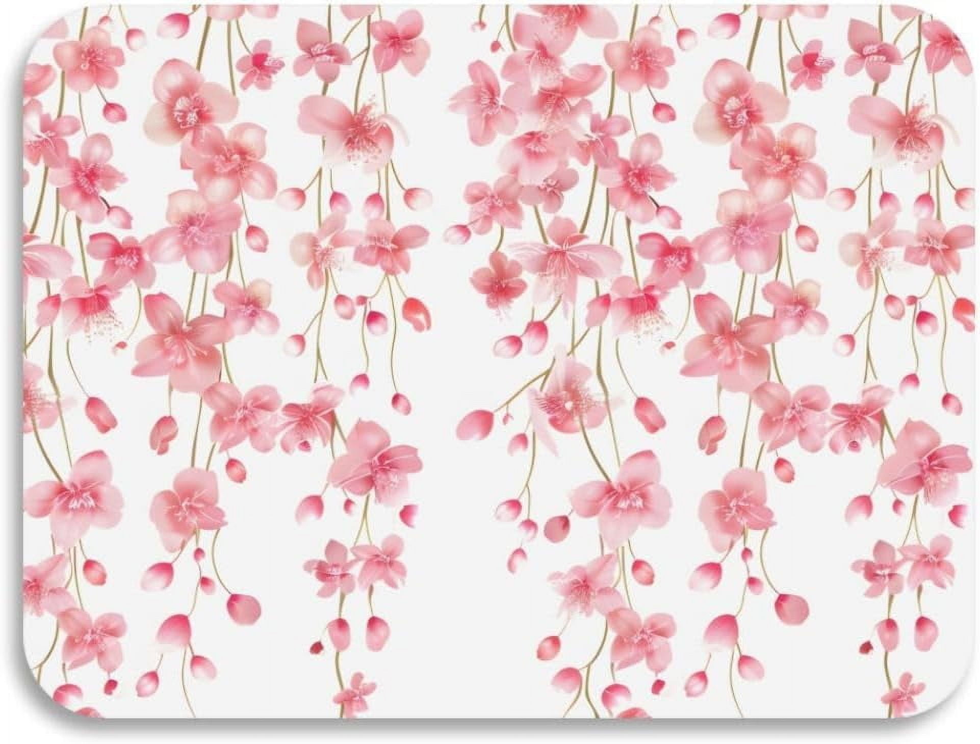 Weeping Cherry Blossom Flower Pink Microfiber Dish Drying Mat for ...