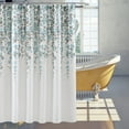 Weeping Flower Print Polyester Shower Curtain, Blue/Gray, 72"L x 72"W ...