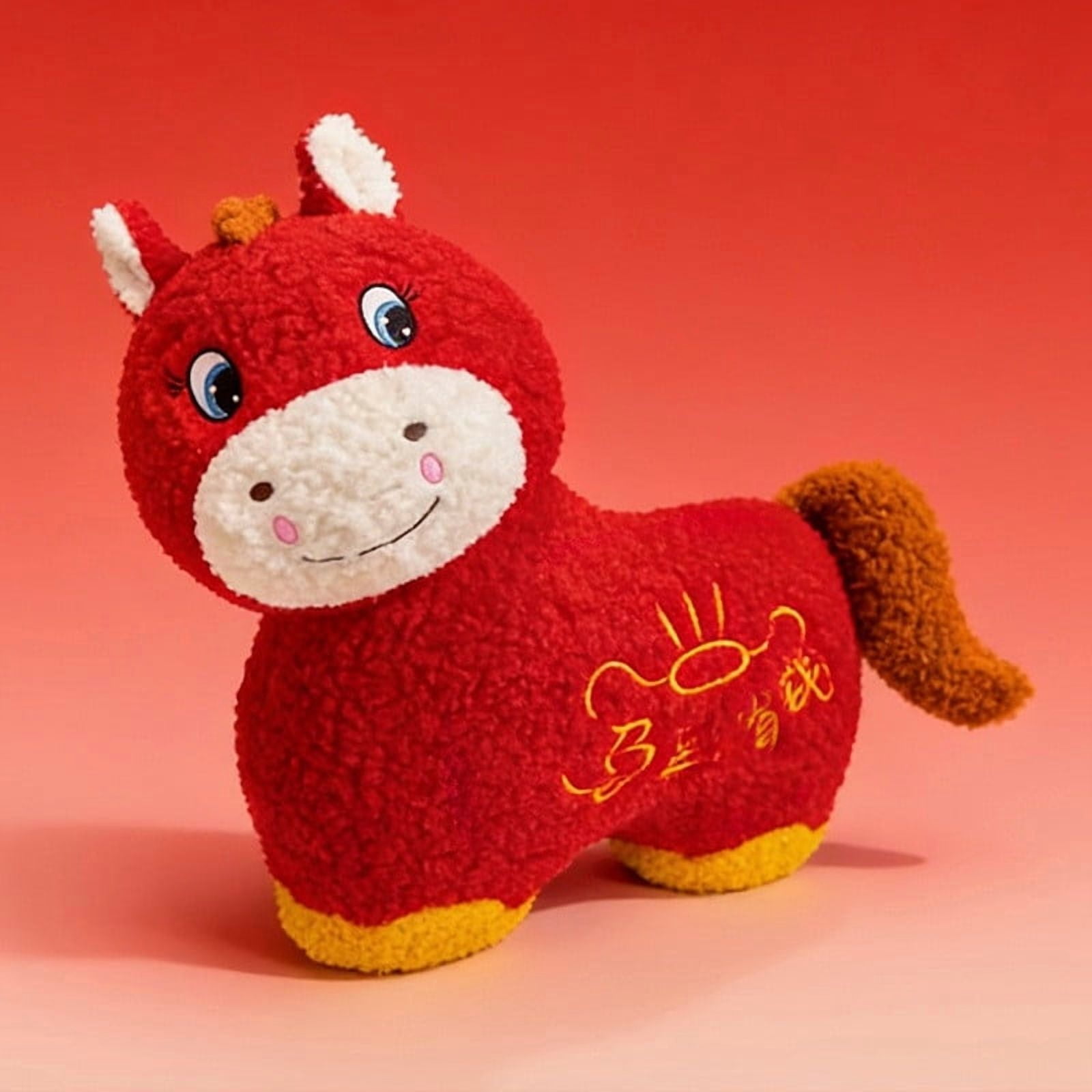 Weeping Horse Plushie Pillow, Year of the Horse Crying Stuffed Animal ...