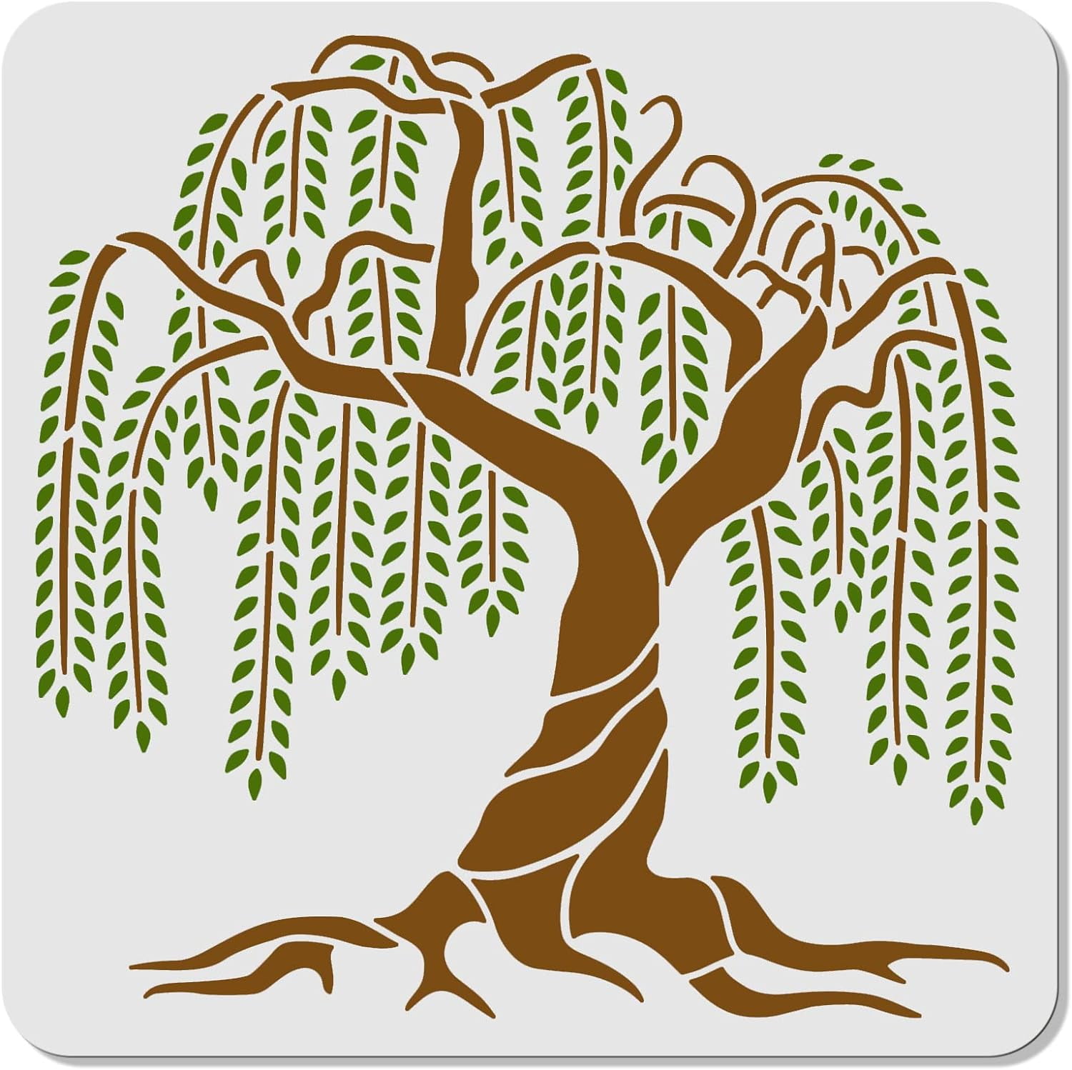 Printable Willow Tree Stencil