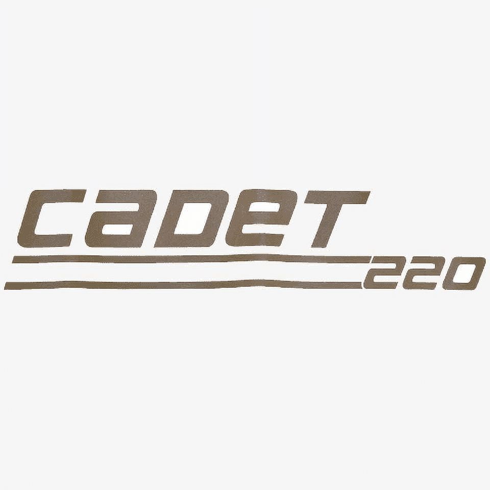 Weeres Pontoon Boat Brand Model Decal 30000341 | Cadet 220 Gold ...