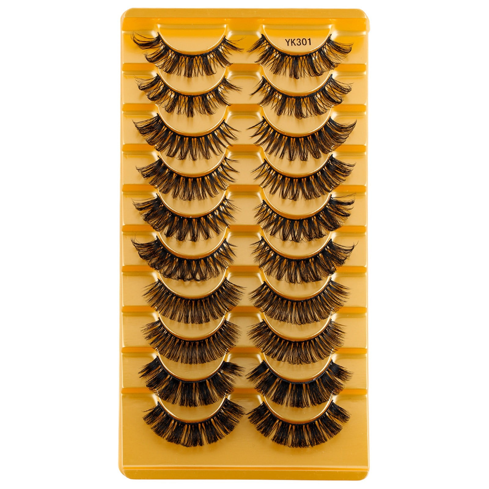 Weerihhol 10 Pairs Mixed Natural Dense False Eyelashes Set Enhance Your ...