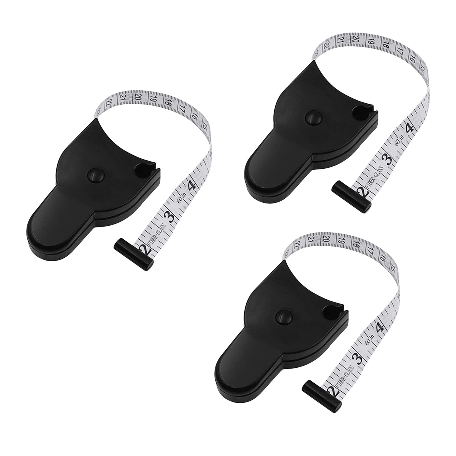 Weerihhol 3PCS Soft Tape Measure Automatic Telescopic Tape Measure Self ...