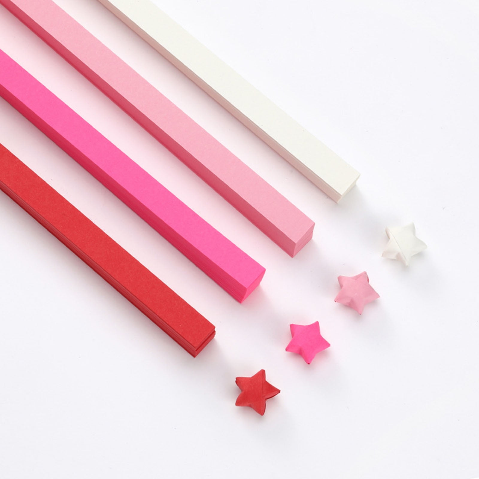 Weerihhol 540 Sheets Paper Strips Double Colorful Star Decoration ...