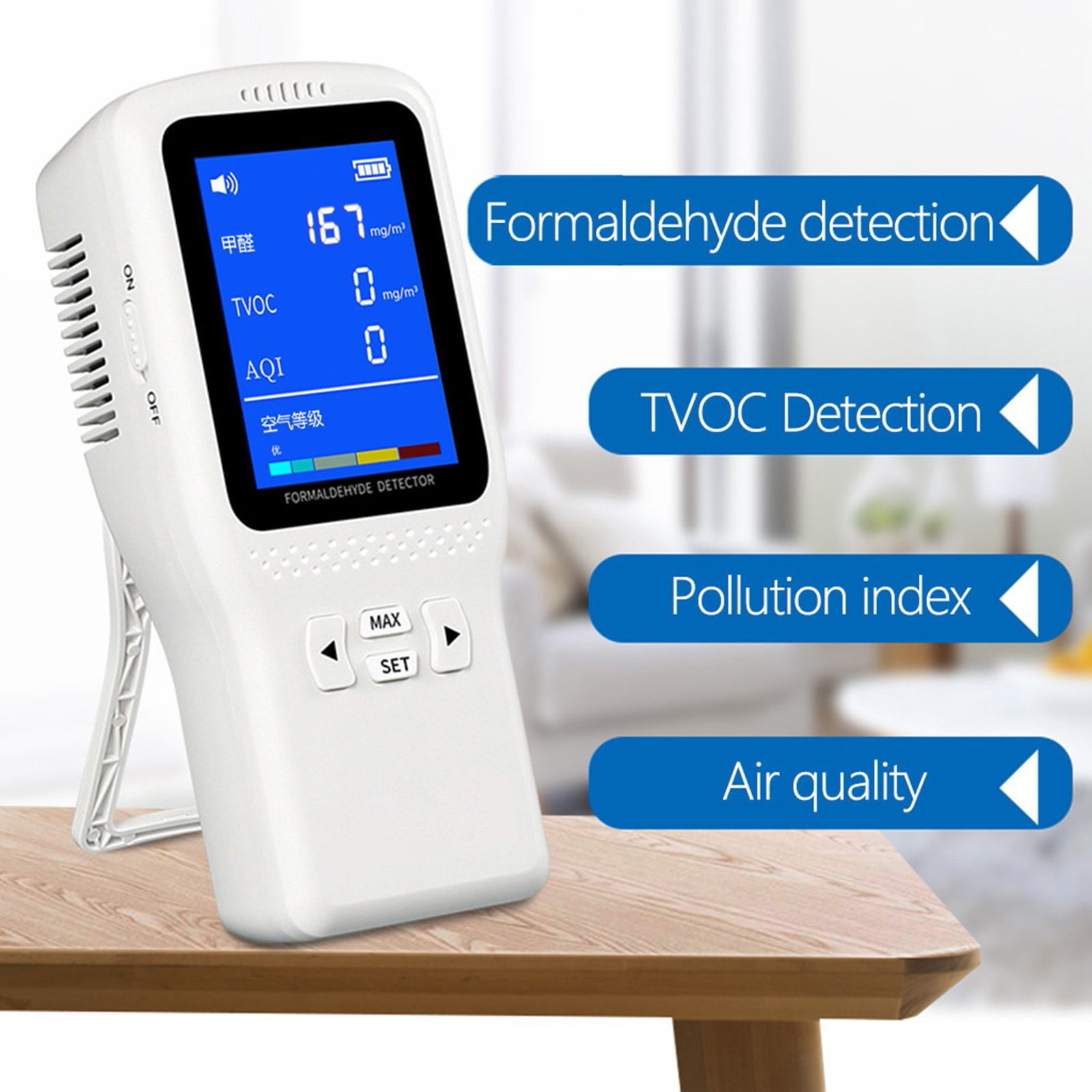 Weerihhol Air Quality For AQI Electrochemical Sensor Real Time Display ...