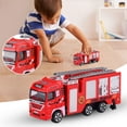 Weerihhol Die- Alloy Fire Truck Toys Set, Fire Sandbox Game , Cars ...