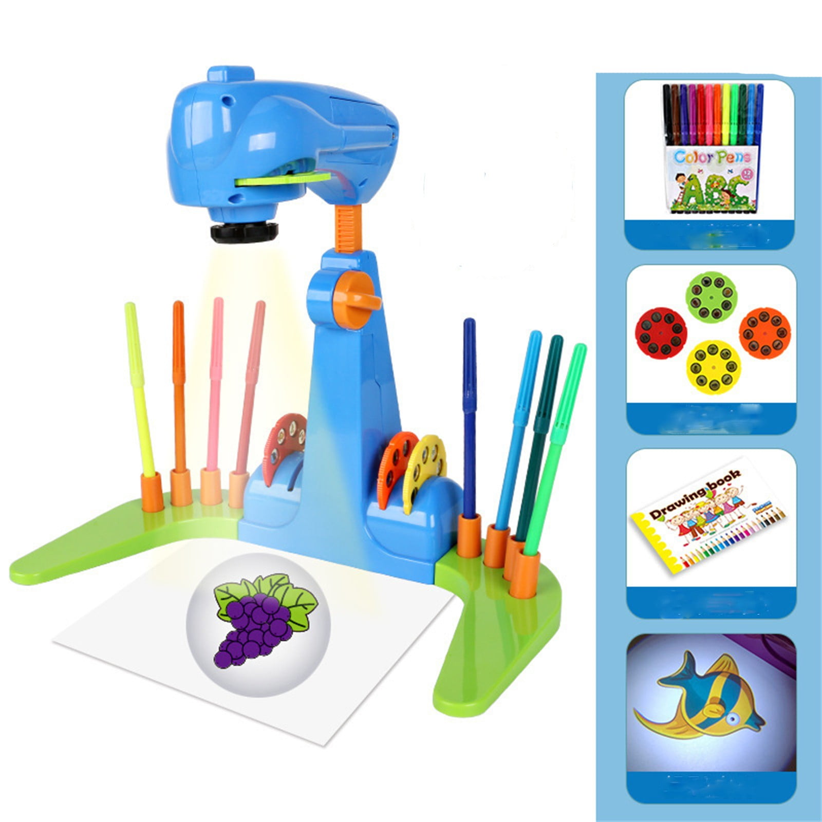 Weerihhol Drawing Projector For Kids Erasable Doodle Board Painting ...