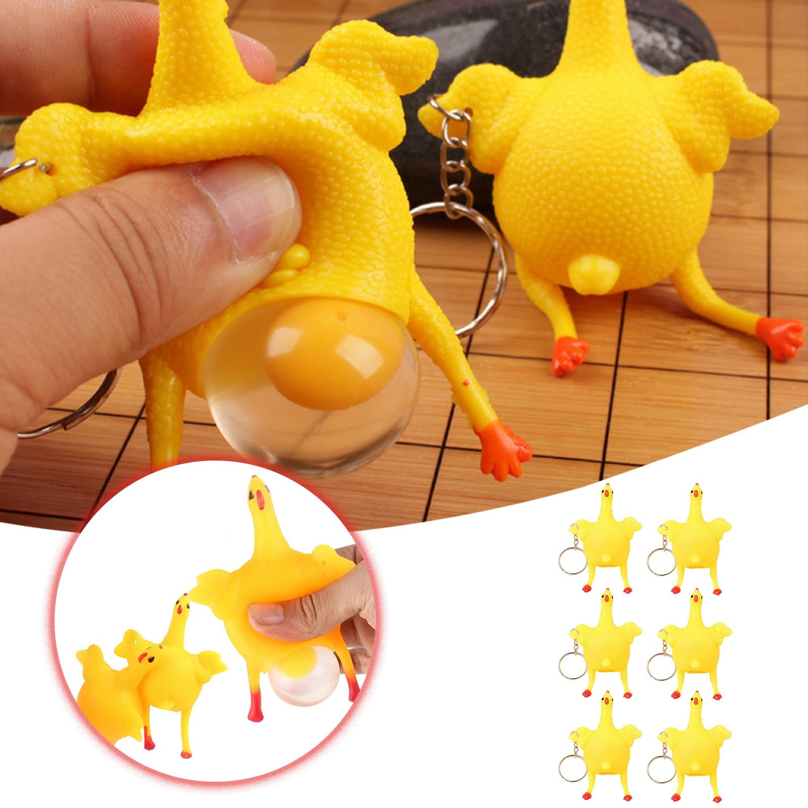 Weerihhol Funny New Strange Toys Under The Layer Chicken Chicken Layer ...