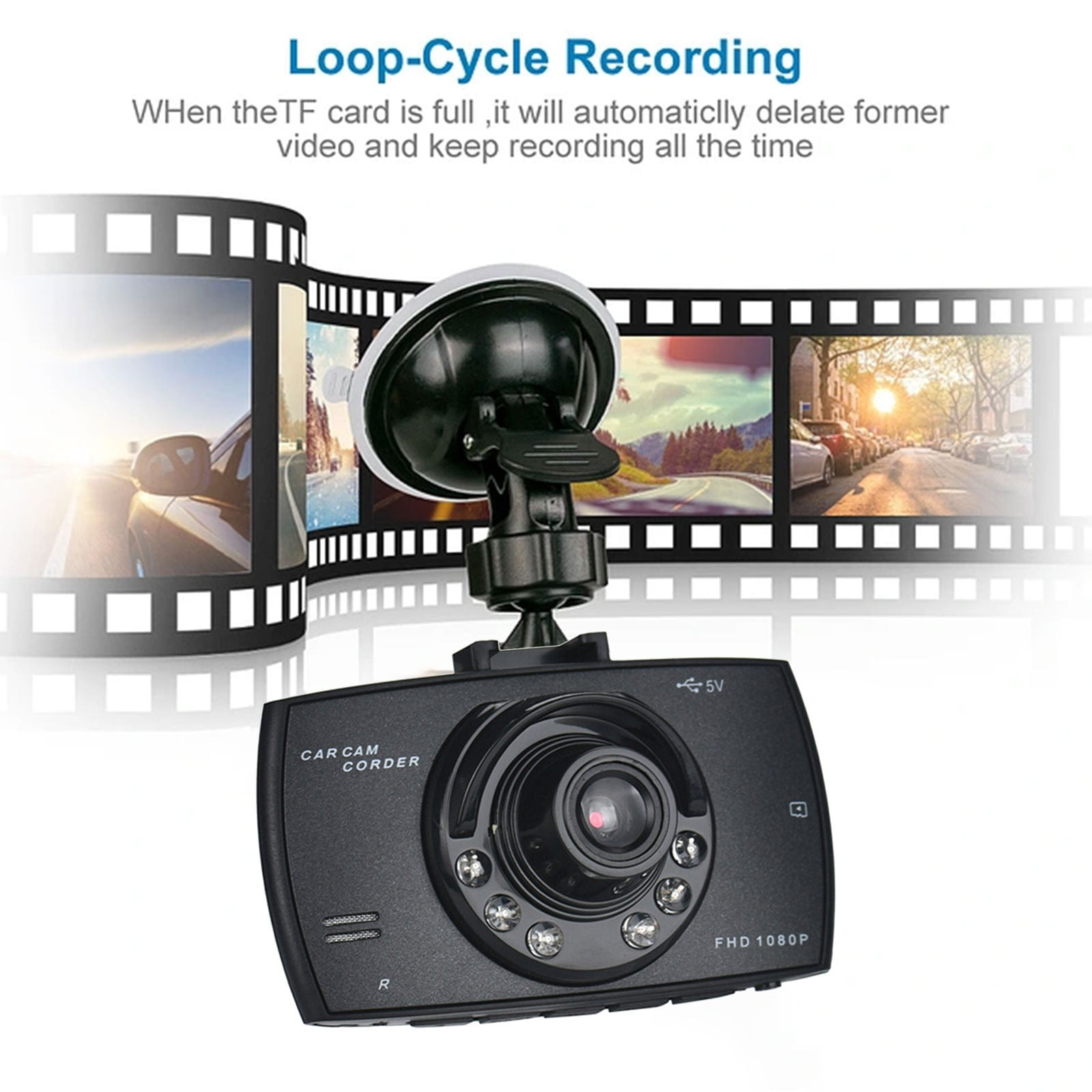 Weerihhol G30 driving recorder high-definition car front and rear ...