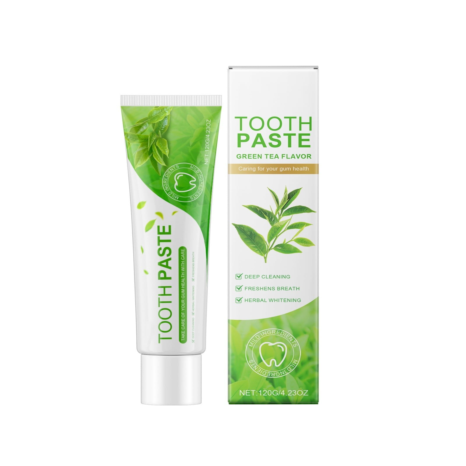 Weerihhol Get A Bright White With Green Tea Bright Bai Jie Toothpaste ...