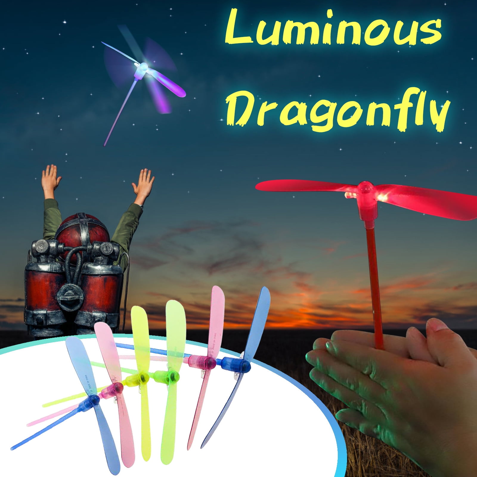 Weerihhol Glowing LED Light-up -Copter Toy For Children Recollection Of ...