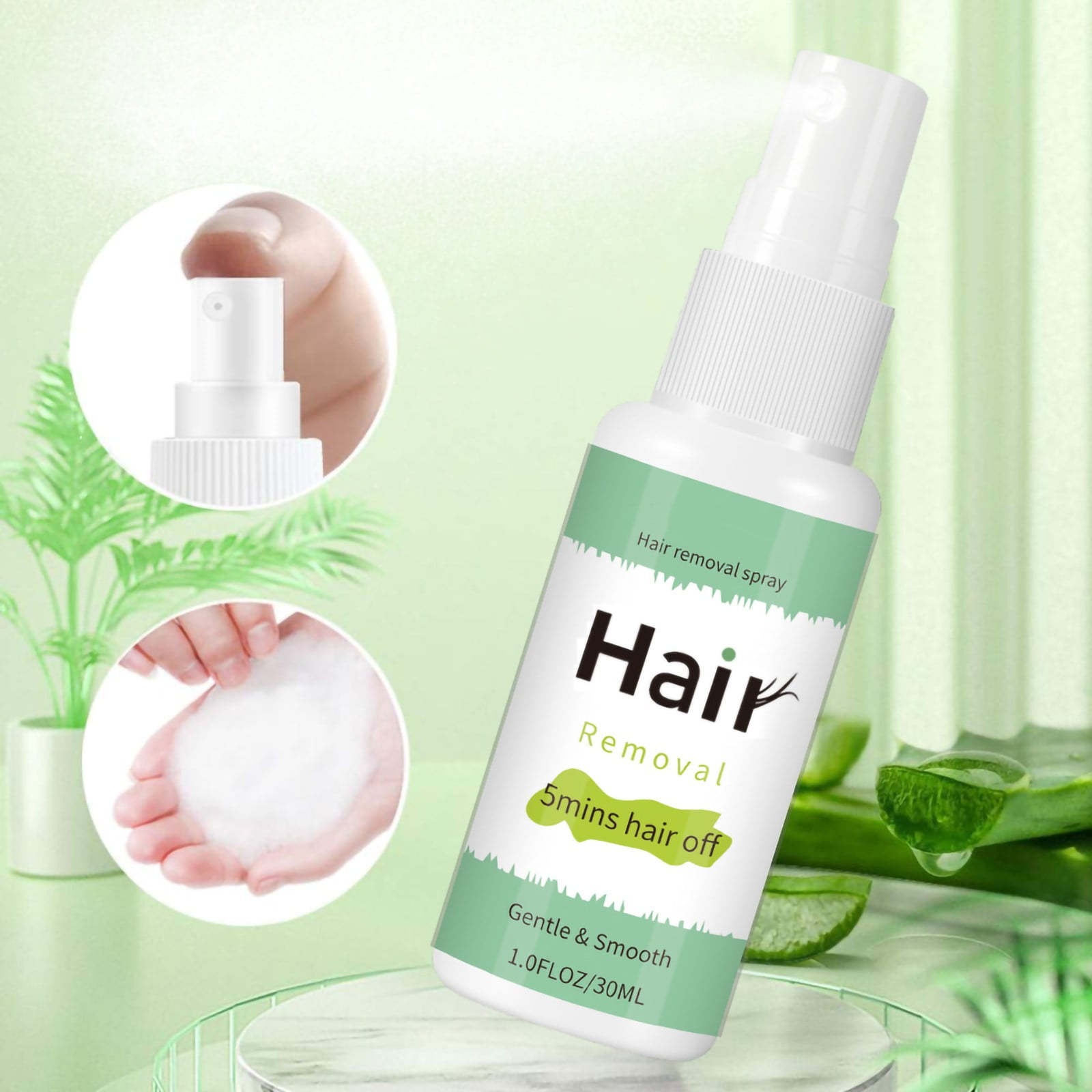 Weerihhol Hair Off Hair Remover Spray Depilation Spray Area Women Hair ...