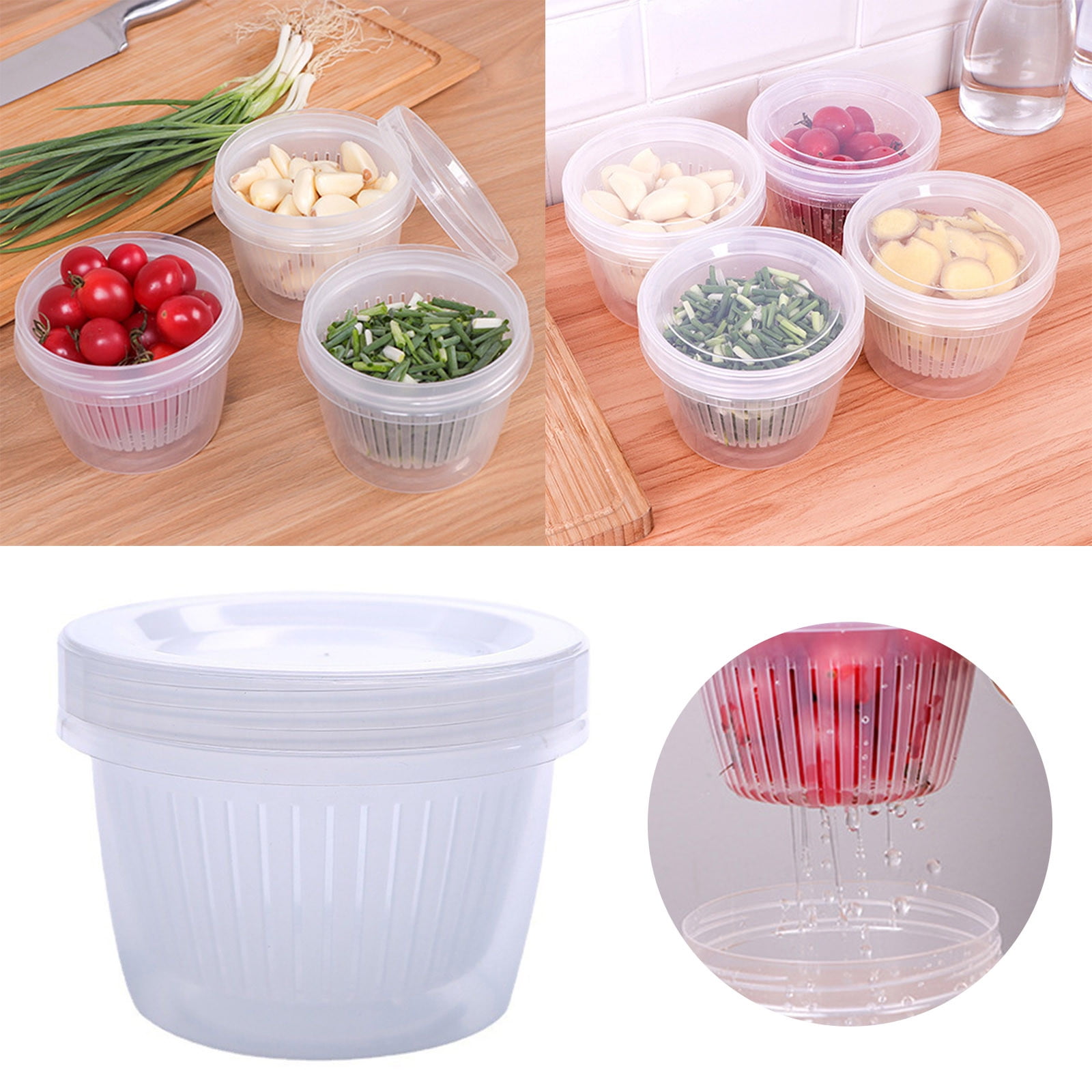 Weerihhol Kitchen Scallion Garlic Storage Refrigerator Scallion Fresh ...
