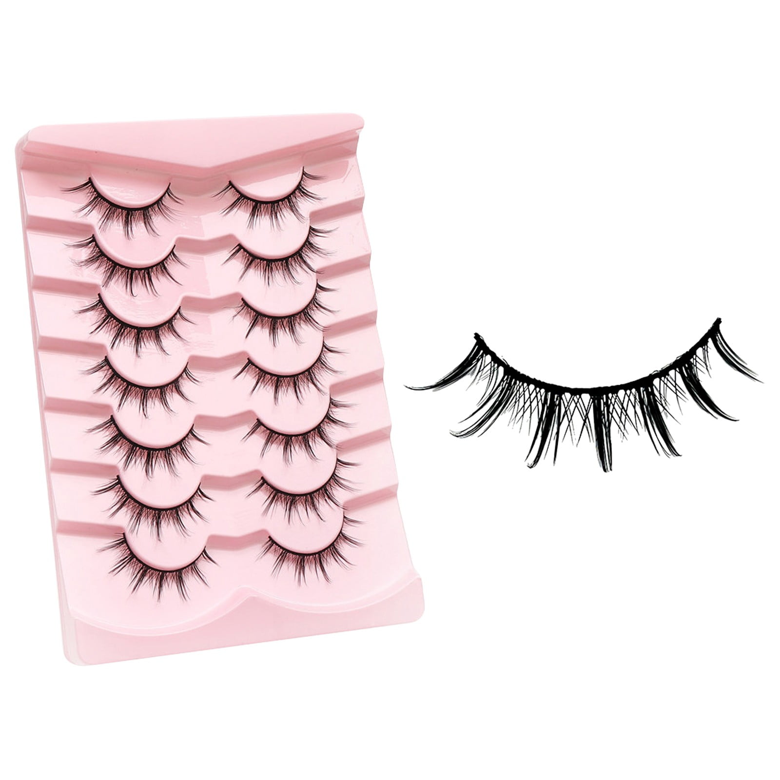 Weerihhol Manga Lashes Natural Look False Eyelashes Anime Lashes Wispy ...