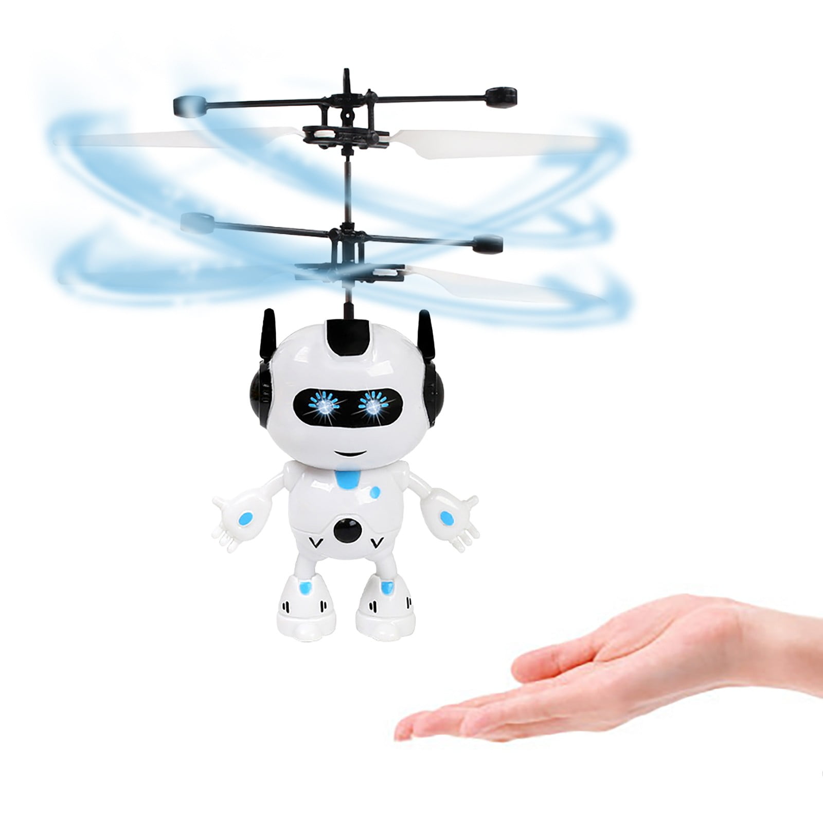 Weerihhol Mini Induction Flying Robot 2CH Helicopter Induction Aircraft ...