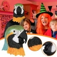 Weerihhol Parrot Headgear Cute Parrot Head Cover Bar Party Spoof Trick ...
