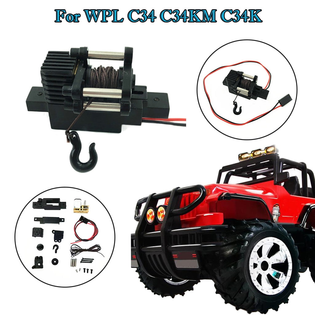 Weerihhol RCtown WPL Automatic Winch For 1/16 RC Car WPL C34 C34K C34KM ...