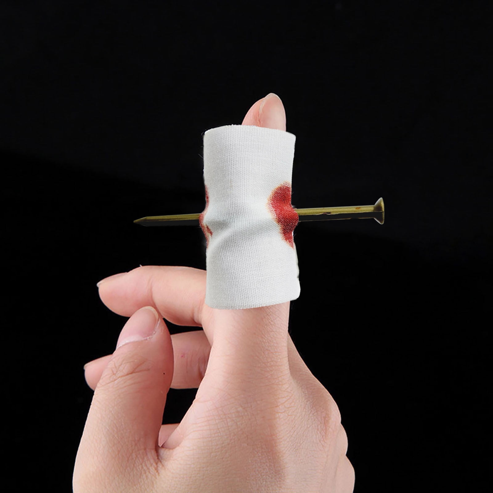 Weerihhol Spoof Funny Trick Toy Props Finger Wear Nail Stained Glass ...