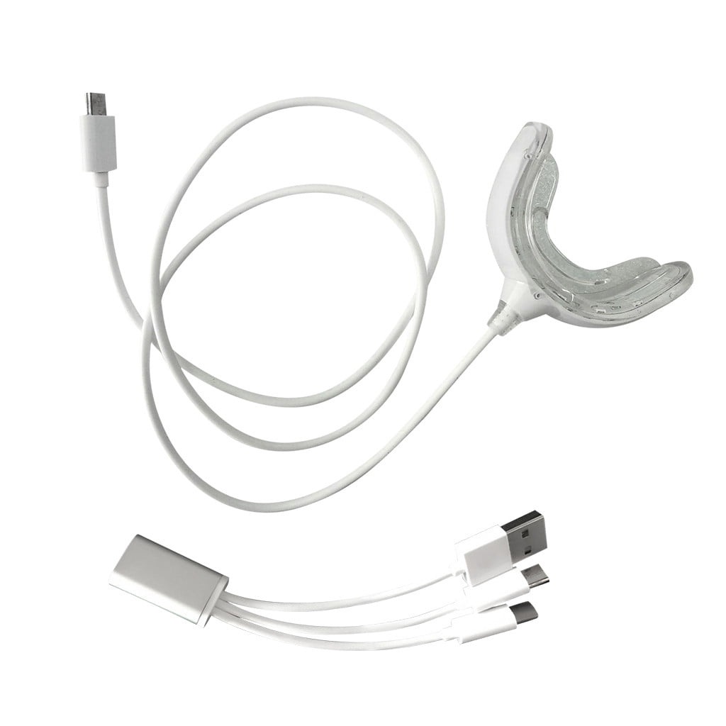 Weerihhol Tooth White Kit LED Light Teeth Whitener For , Android,USB ...