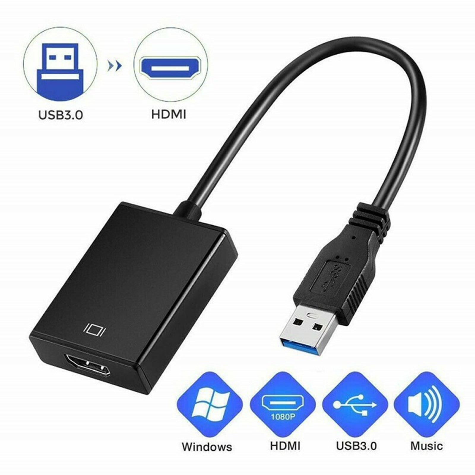Weerihhol USB 3.0 To Female Converter Adapter Laptop Projector Converter Usb31000s Adapter Hub ...