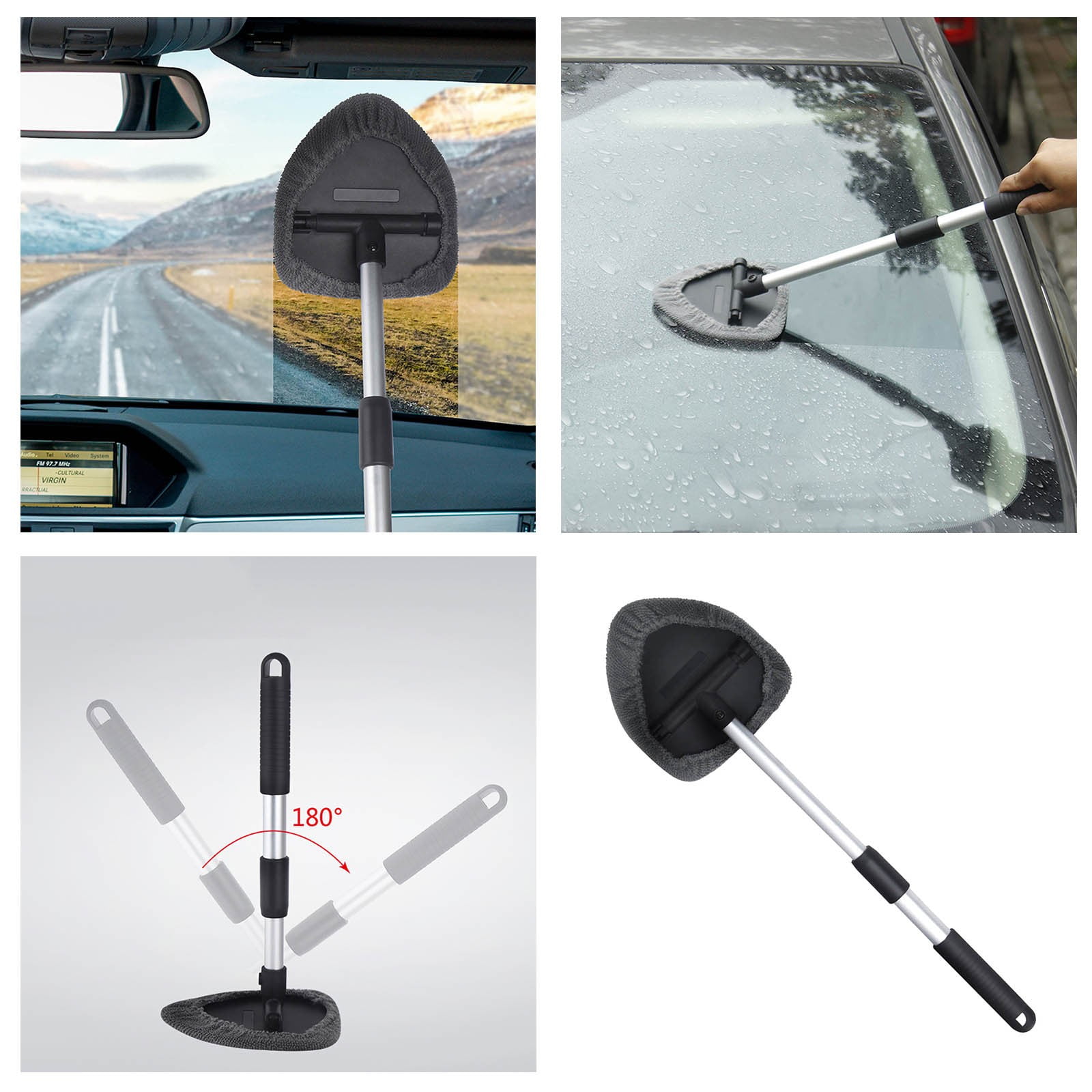 Weerihhol Windshield Window Cleaner Tool Windshield Car Window Cleaner ...