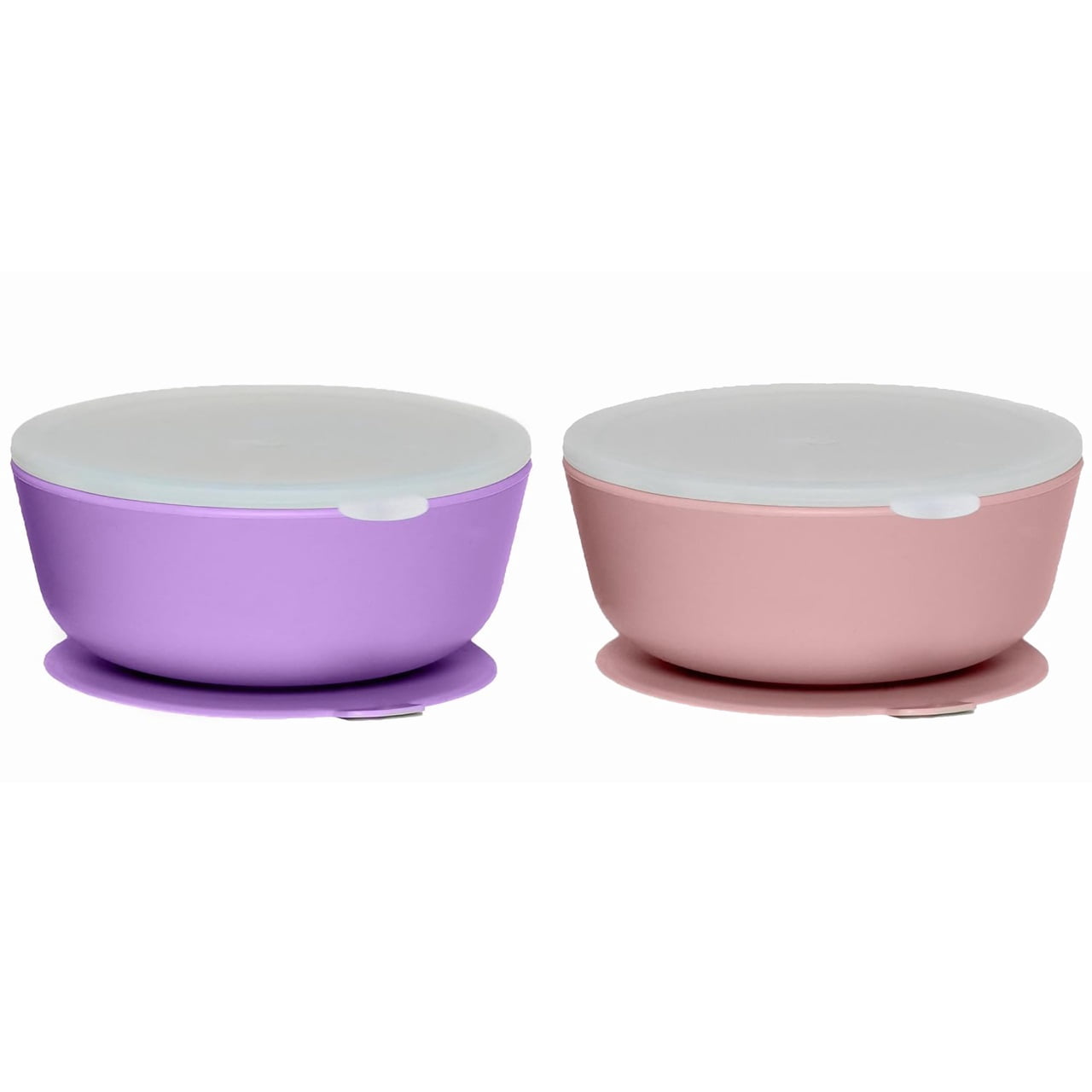Weesprout Suction Bowls for Baby & Toddlers, 100% Silicone w/Plastic ...