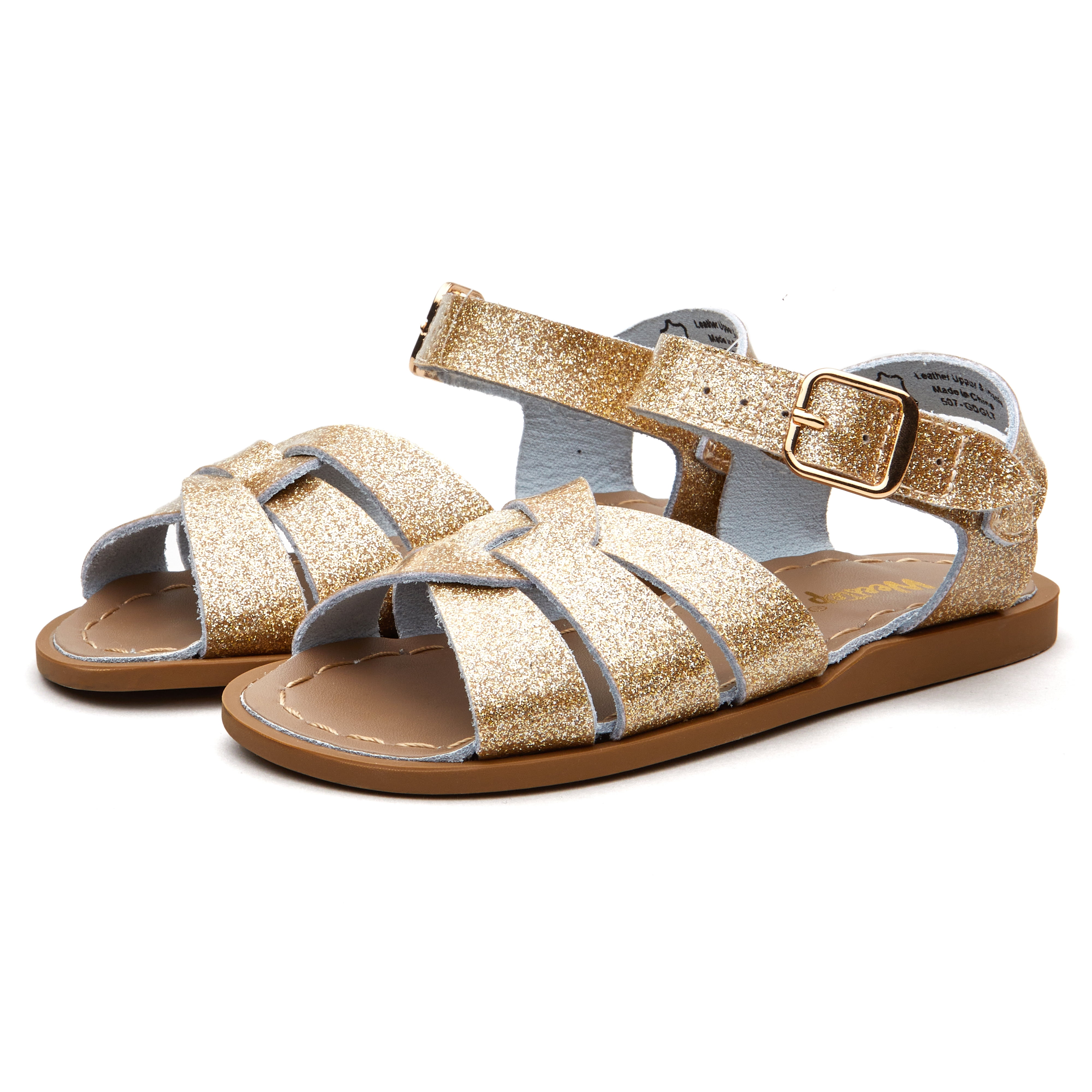 Weestep Girls Boys Hook and Loop Leather Classic Water Sandal(4 Toddler ...