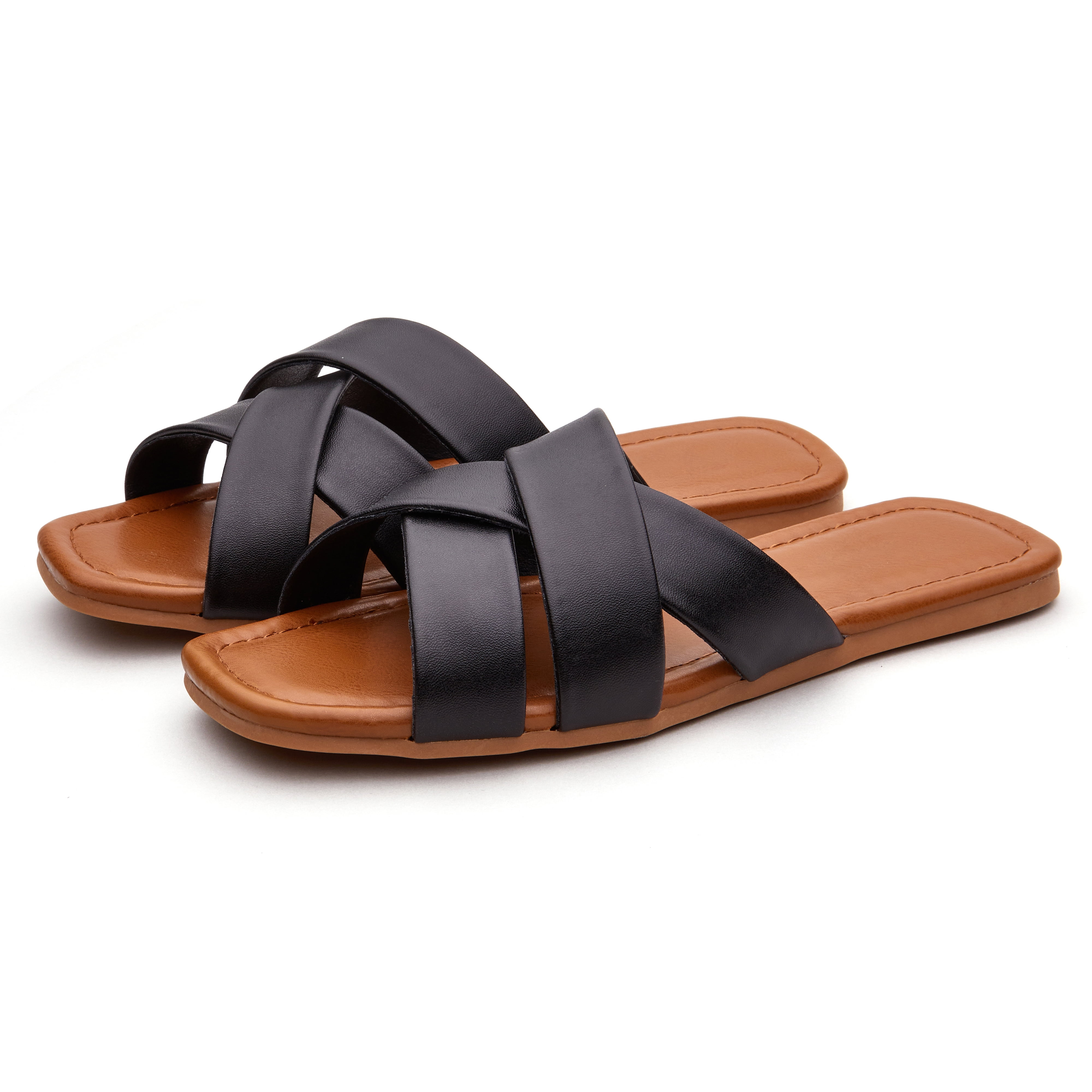 Weestep Women Flat Soft Slide Sandal - Walmart.com