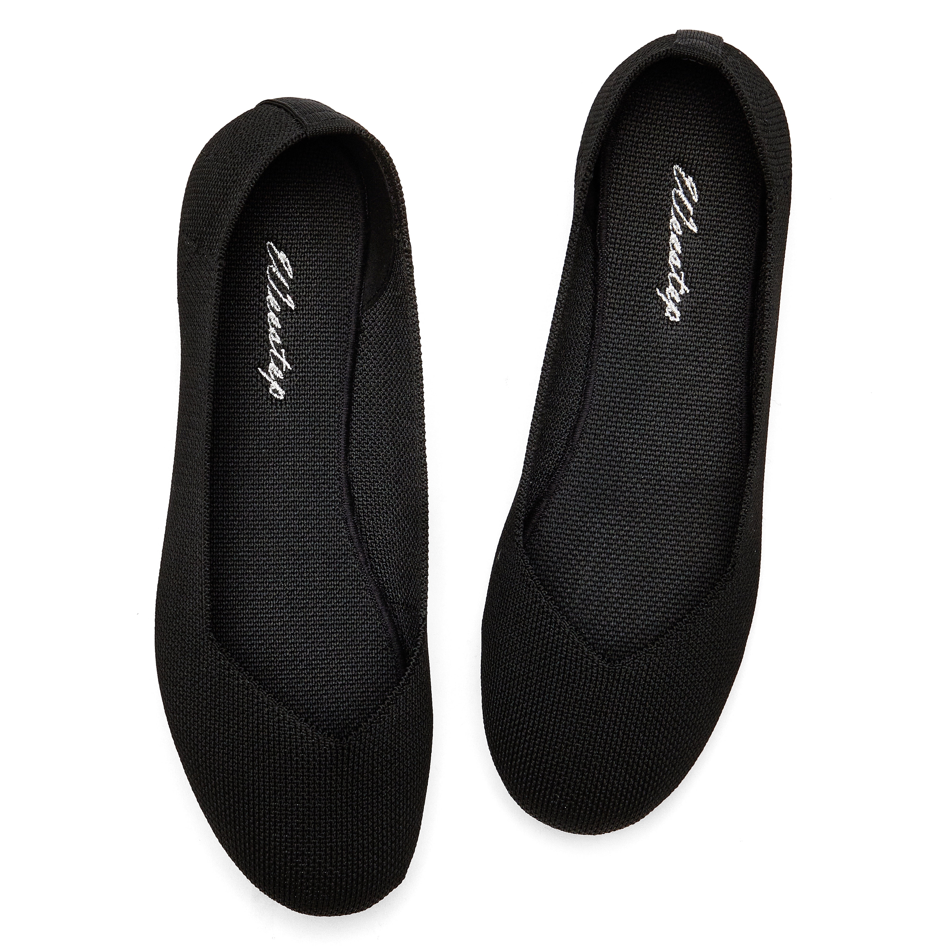 Weestep Women Lightweight Comfort Knit Ballerina Flats - Walmart.com