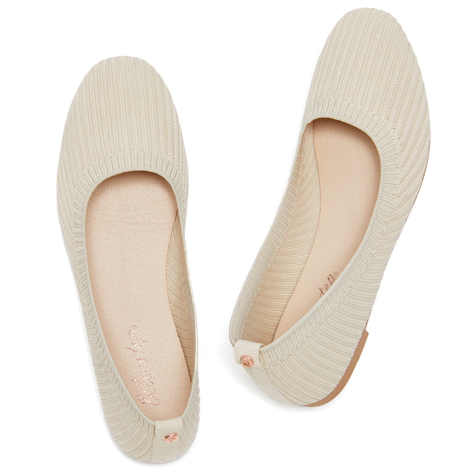 Weestep Women Lightweight Comfort Knit Ballerina Flats - Walmart.com