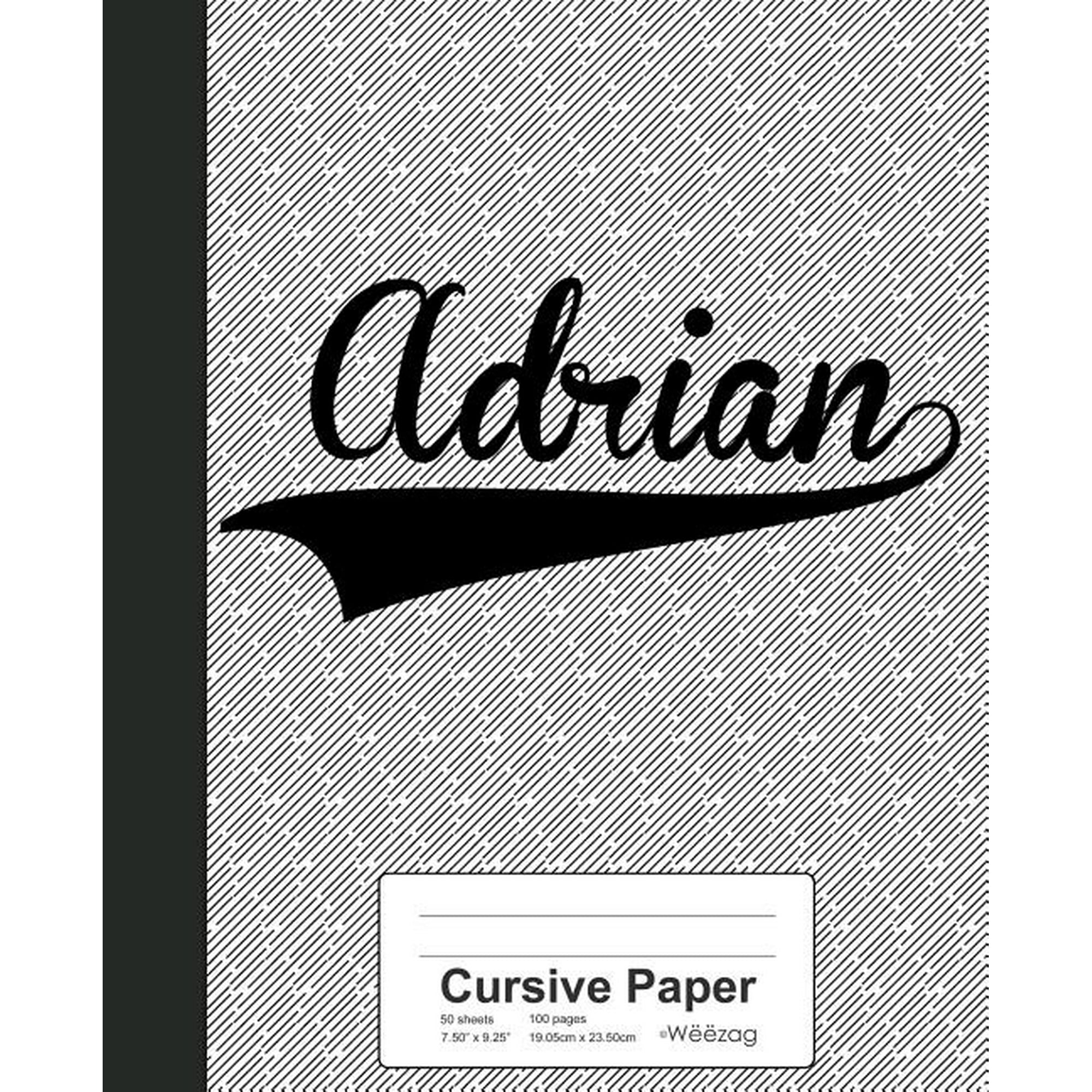The Name Adrian In Cursive