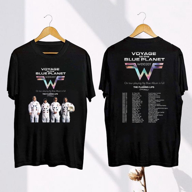 Weezer 30th Anniversary Tour 2024 Shirt, Weezer Band Fan Gift Shirt ...