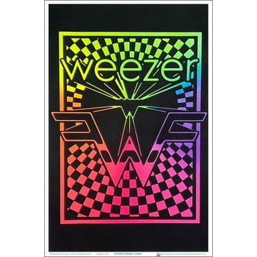 Weezer Blue Poster 24.5" x 36.5" Laminated - Walmart.com