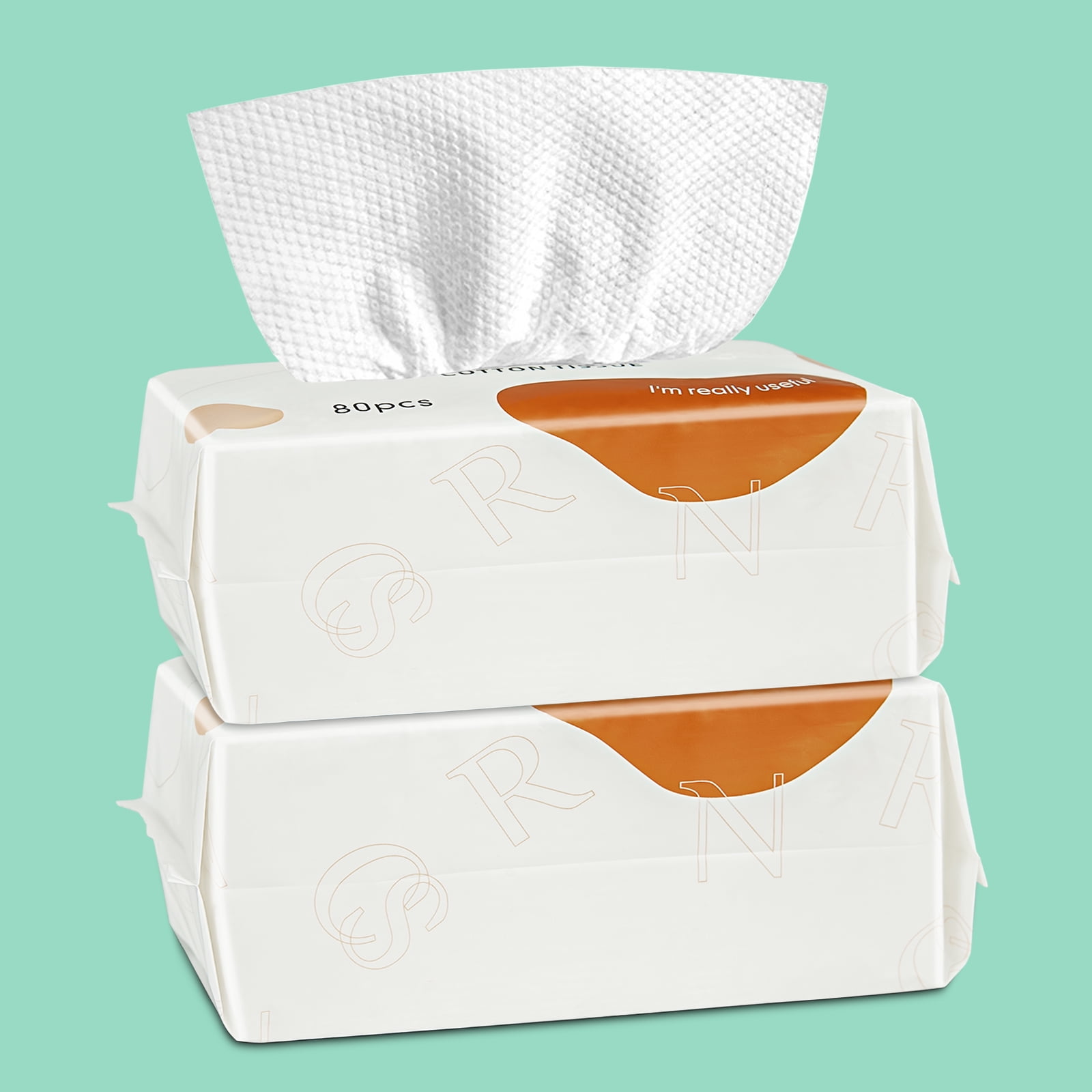 Wefacz Disposable Face Towels, Biodegradable Facial Clean Towels, Ultra ...
