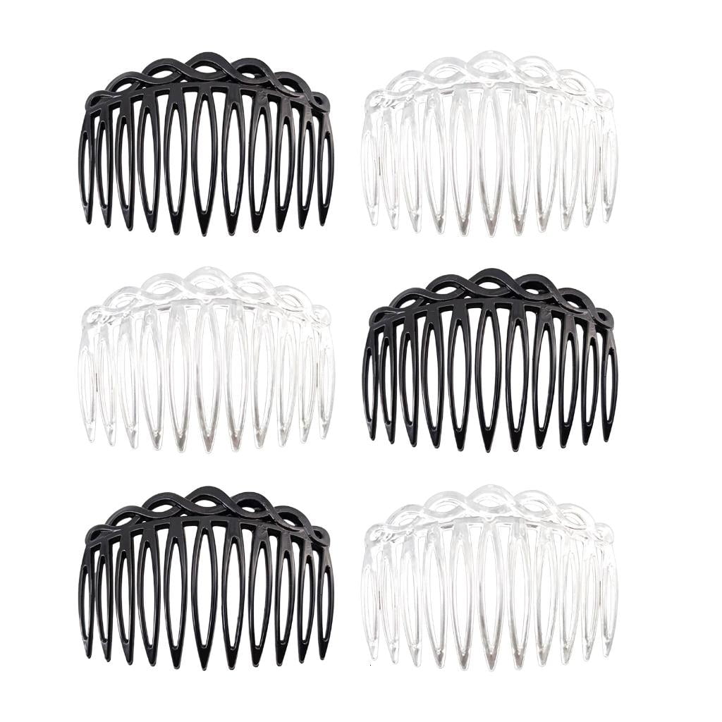 Weflink 6 Piece Hair Combs French Design Side Combs for Styling Most ...