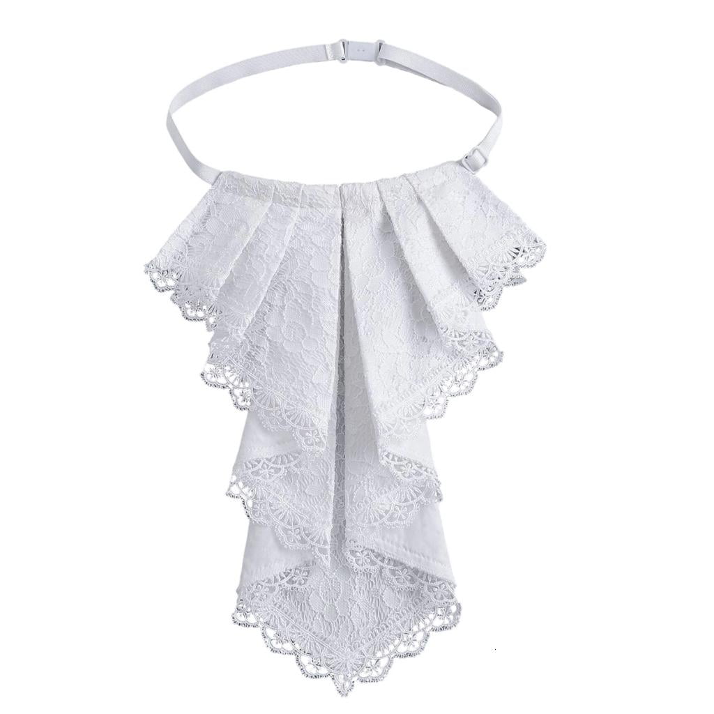 Weflink Colonial Decorative Collar Elegant Lace Drape Design Layered ...