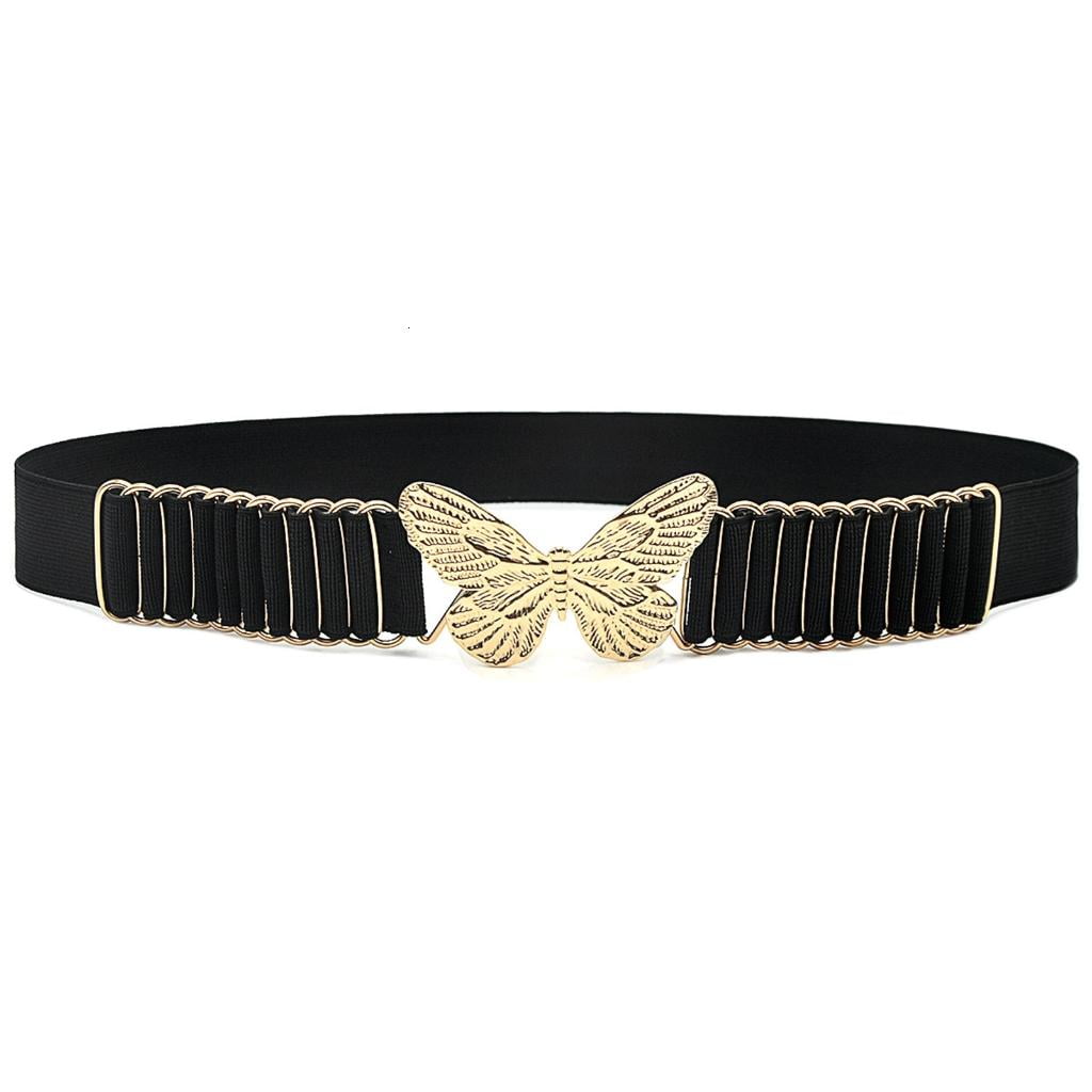 Weflink Elastic Stretch Belt With Metal Clasp Adjustable Waistband For ...