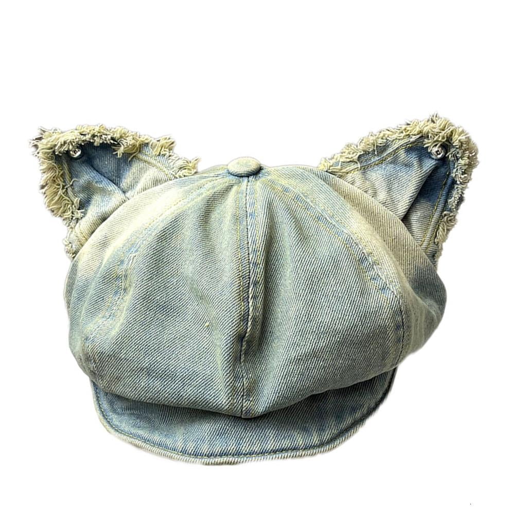 Weflink Elegant Cotton Eight Angled Hat With Pliable Ear Molded Border ...