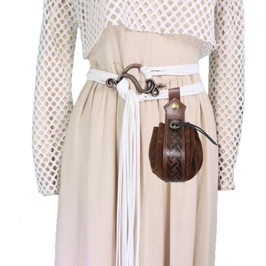 Weflink Nordic Theme Witch Rope Belt And Waist Bag Set With Trolled ...
