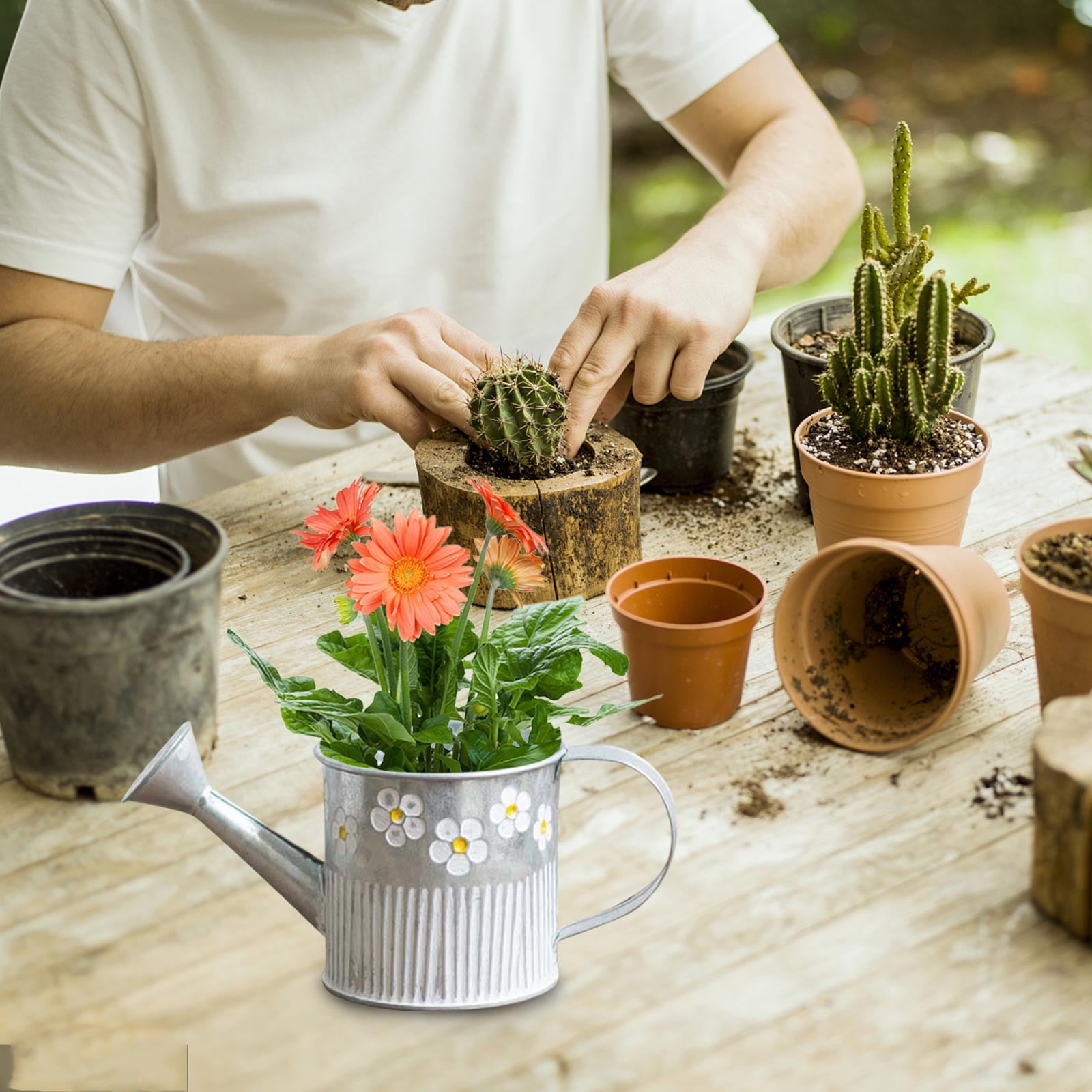 Wefuesd Dried Flower Flower Vase Flower Bucket Flower Flower ...