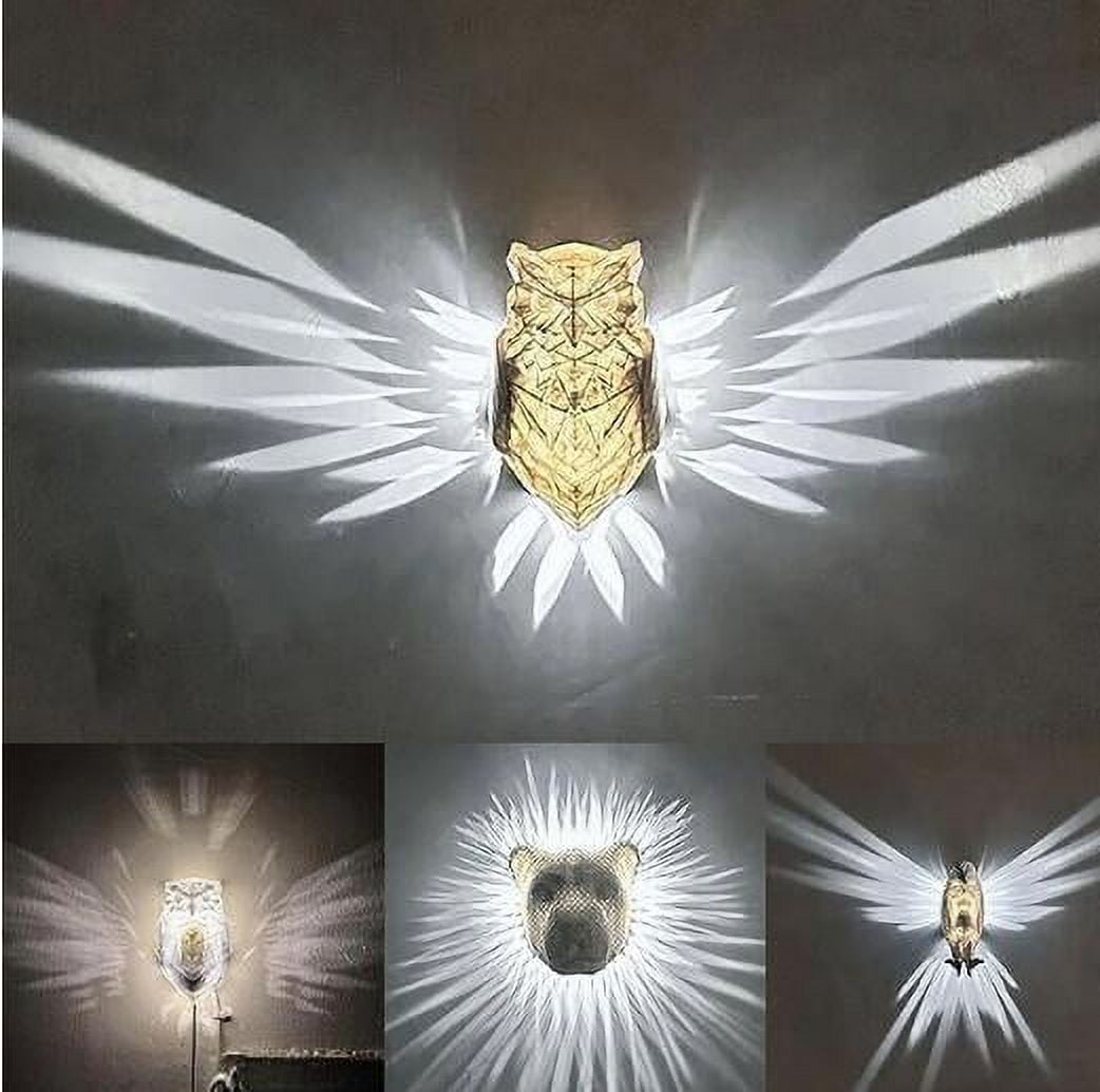 Wefuesd Funny Animal Refraction 3D Wall Lamp Night Light Perfect ...
