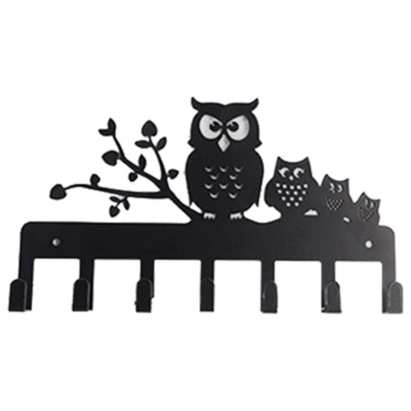 Wefuesd Keys Holder For Wall Metal Vintage Owl Keys Hook Home Decor Key ...