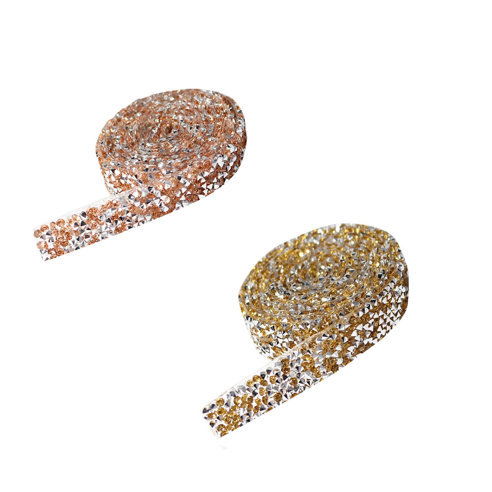 Wefuesd Self-Adhesive Crafts Ribbon Wedding Cake Birthday Crafts *2Pcs ...